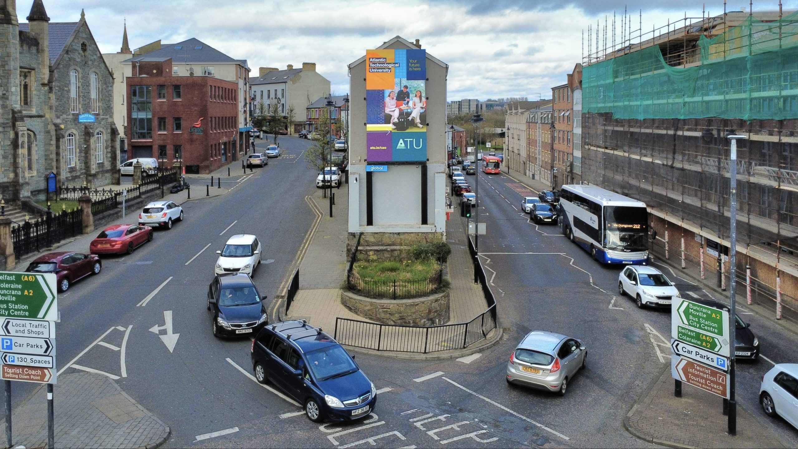 Atlantic Technological University use a mix of bus advertising and ...
